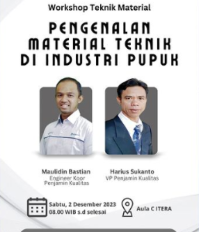 Teknik Material Institut Teknologi Sumatera - Teknik Material